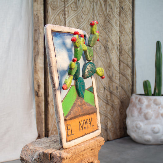 Loteria Card Wall Art | El Nopal #39. – Zenwaro