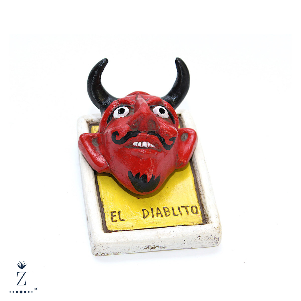 Loteria Card Wall Art, El Diablito #2 - Zenwaro