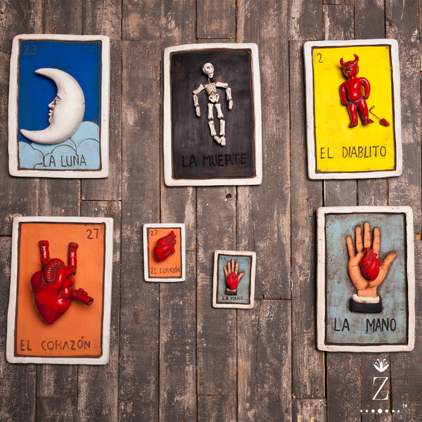 Loteria Card Wall Art, El Diablito #2 - Zenwaro