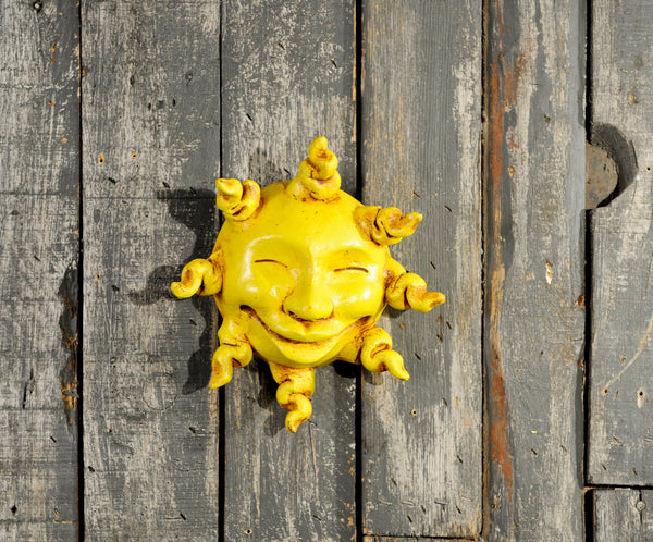 Devotion Smiling Sun Sculptures - Zenwaro