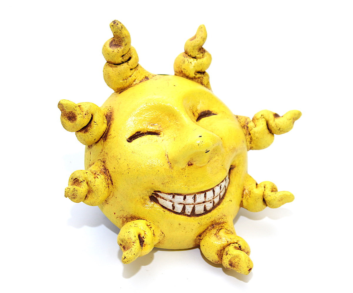 Devotion Smiling Sun Sculptures - Zenwaro