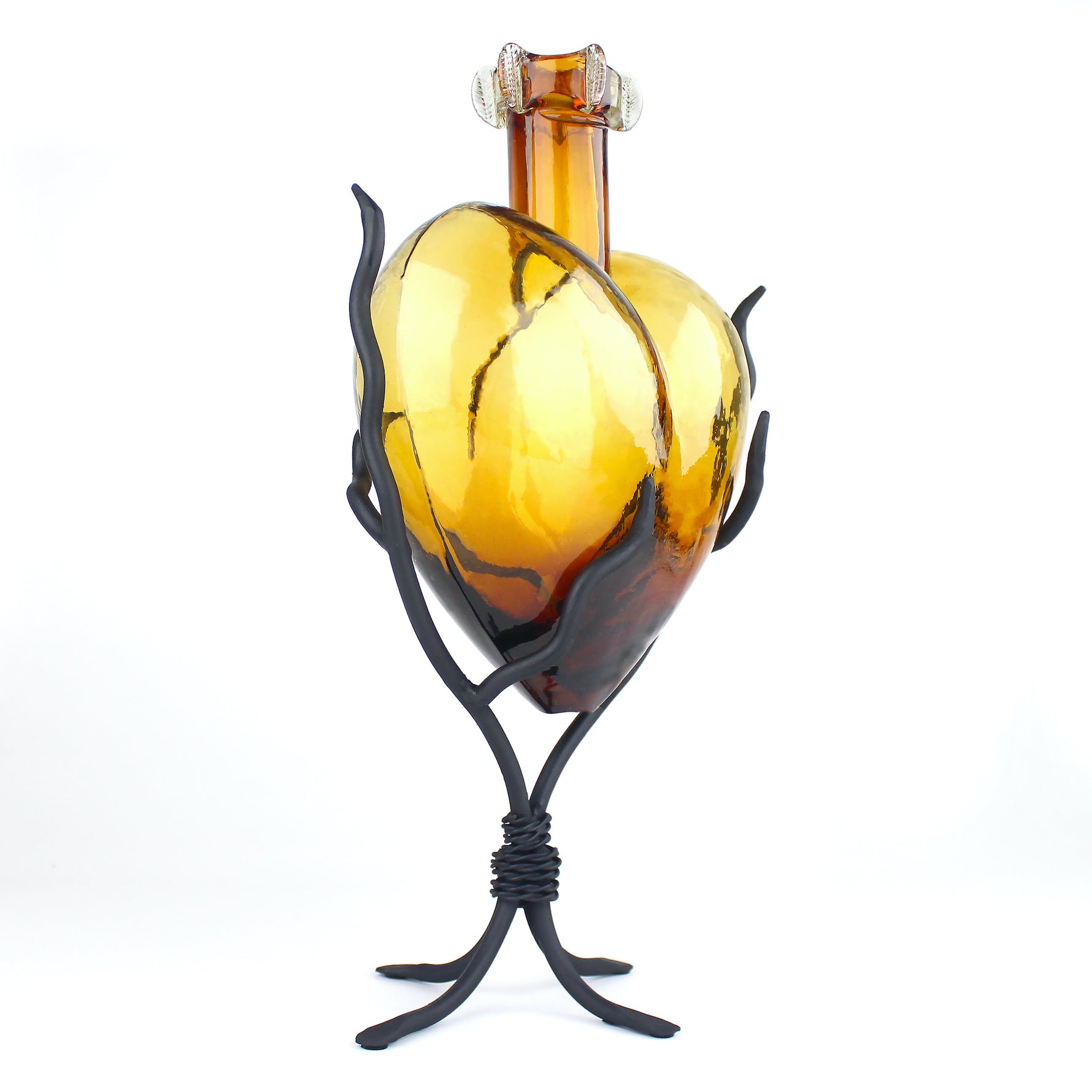 Divine Glass Hearts | Amber – Zenwaro