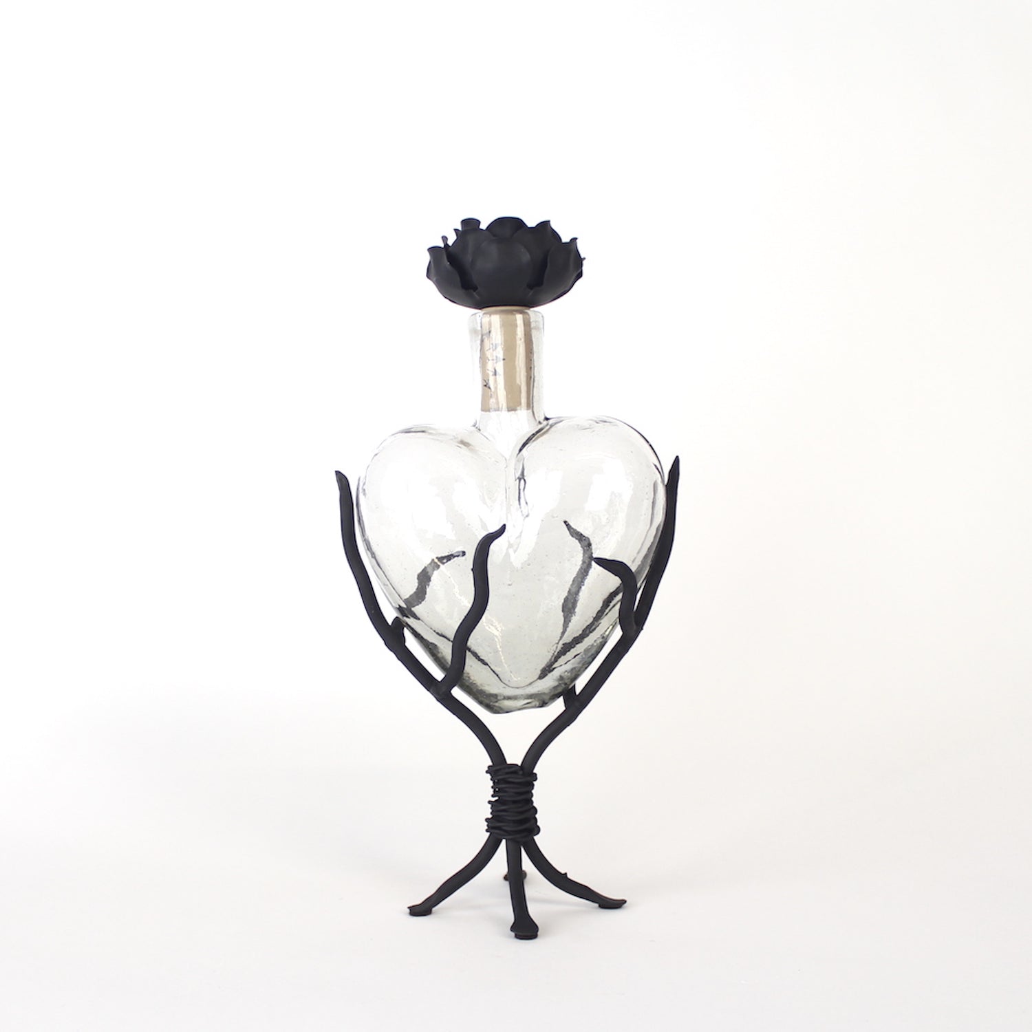 Glass Decanter Hearts | Clear – Zenwaro